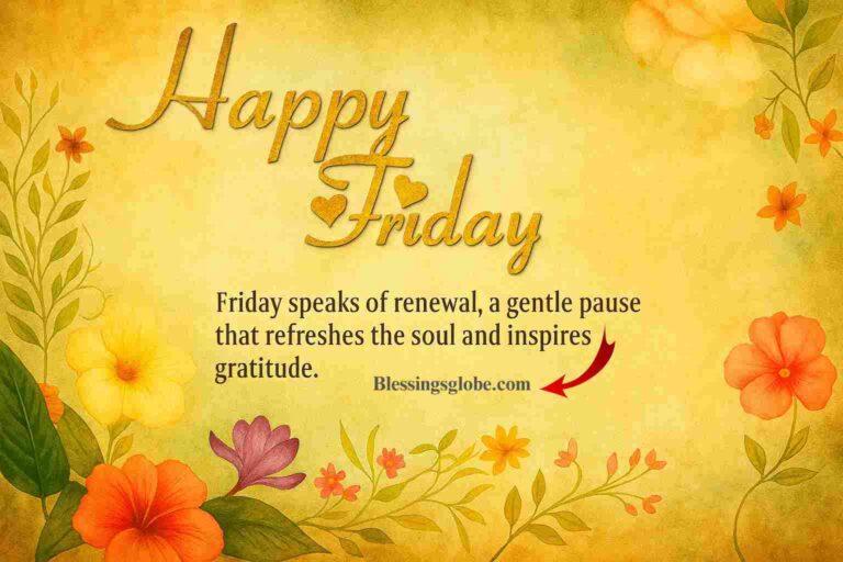 150+ Beautiful Friday Blessings with Images for Joy and Peace