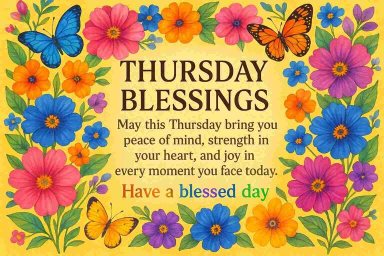 150+ Daily Blessings with Images (Monday to Sunday)